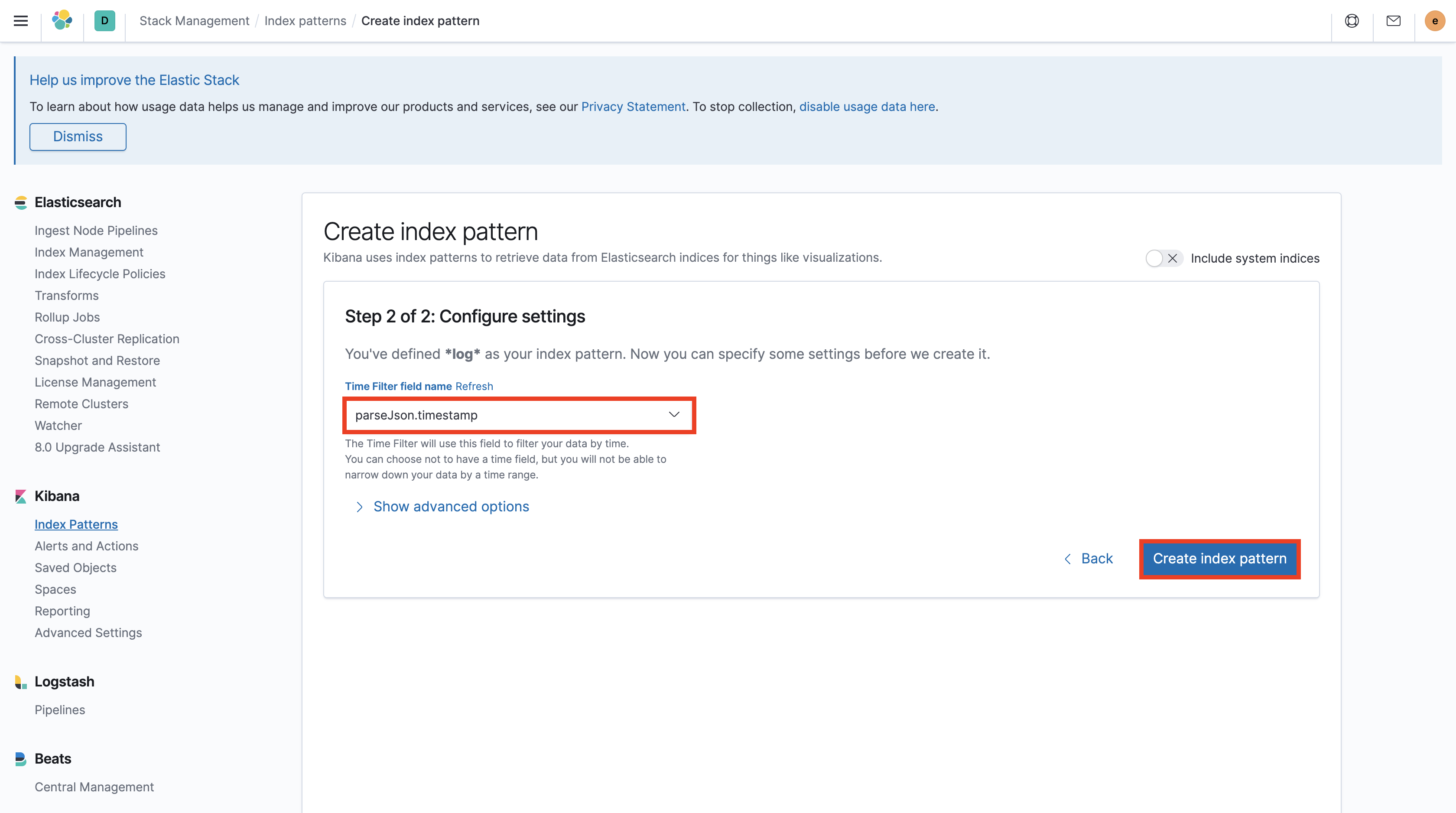 Docker Elk와 Filebeat Node Js 로 로그 시스템 구축하기
