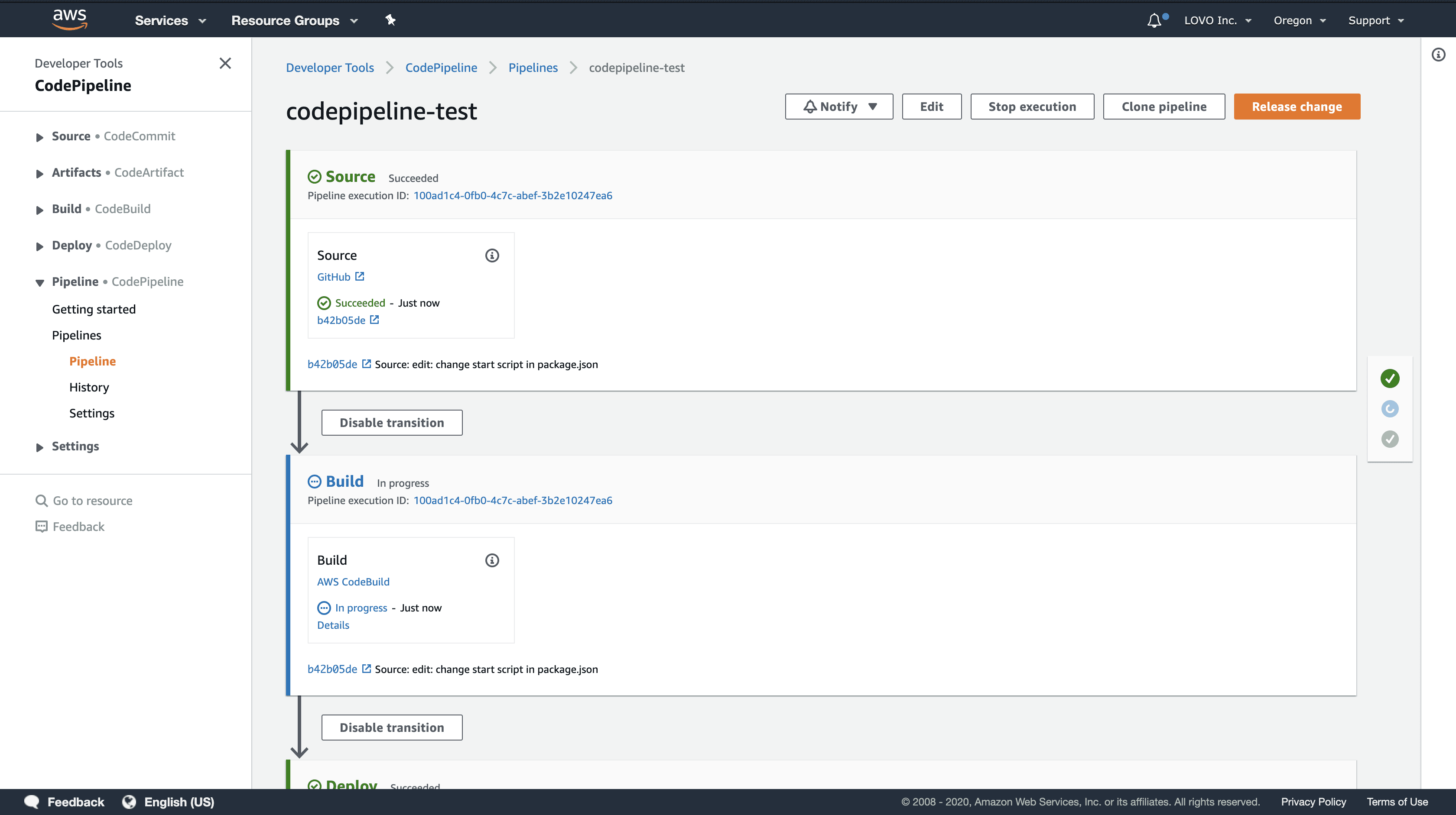 Docker Aws Codebuild Codedeploy 그리고 Codepipeline 으로 Nodejs 프로젝트 Cicd 구축하기